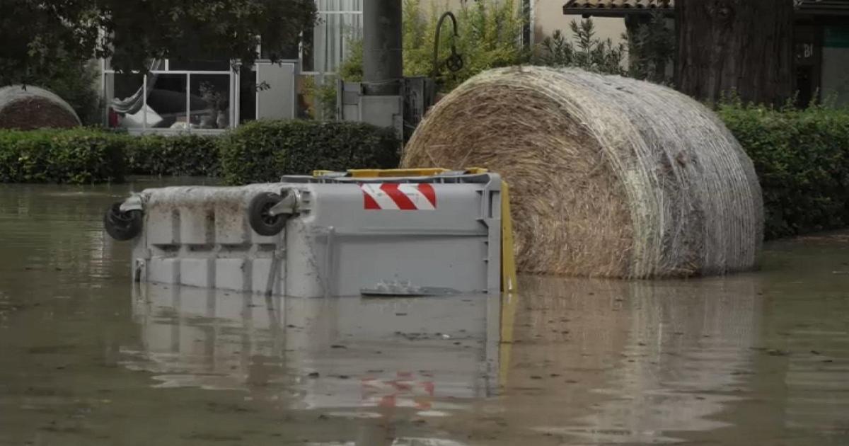 Campagne allagate tra l'Idice e il Reno