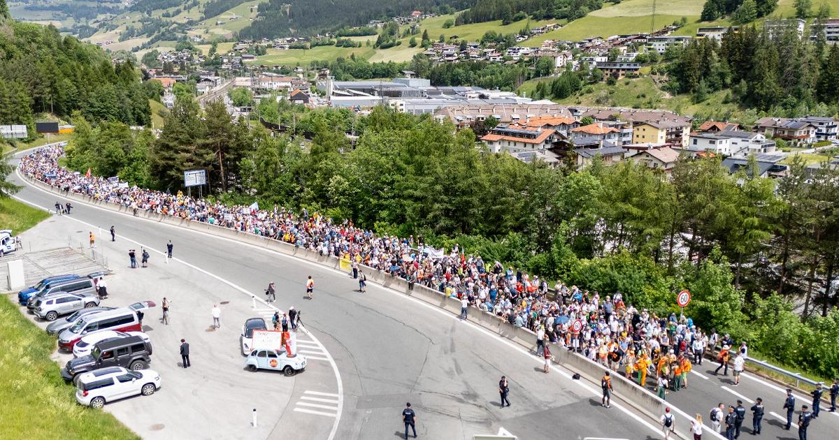 Viele Teilnehmer bei Brenner-Demo